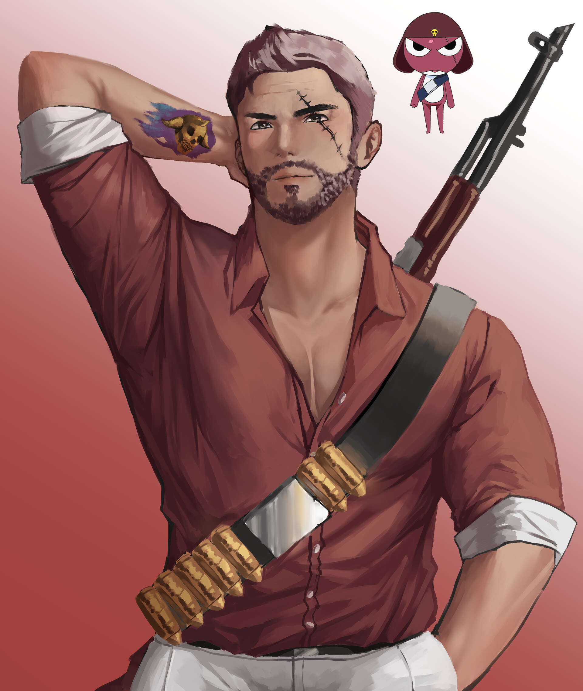 ArtStation - keroro anime - giroro