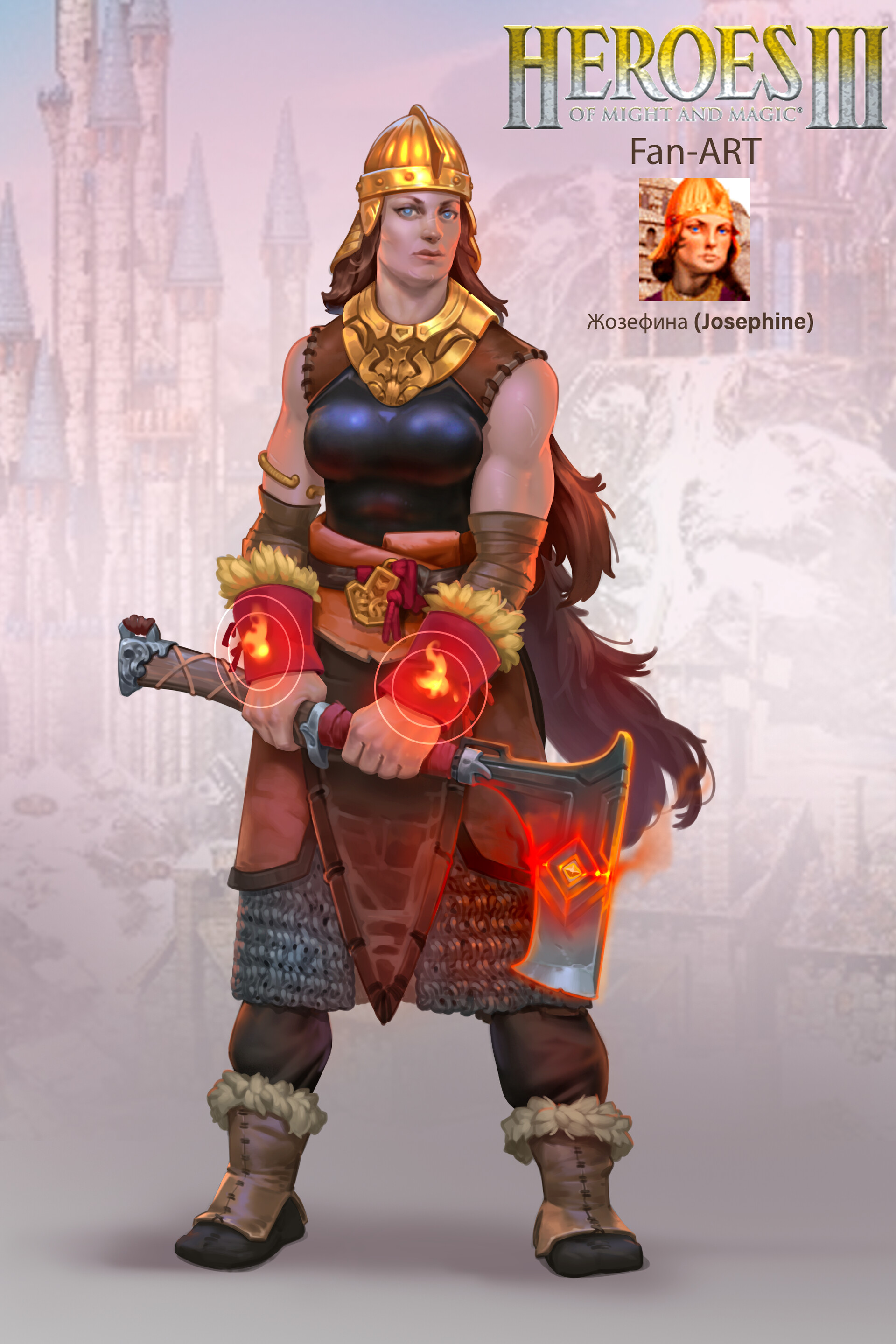 ArtStation - Josephine. Heroes 3. Fan-Art