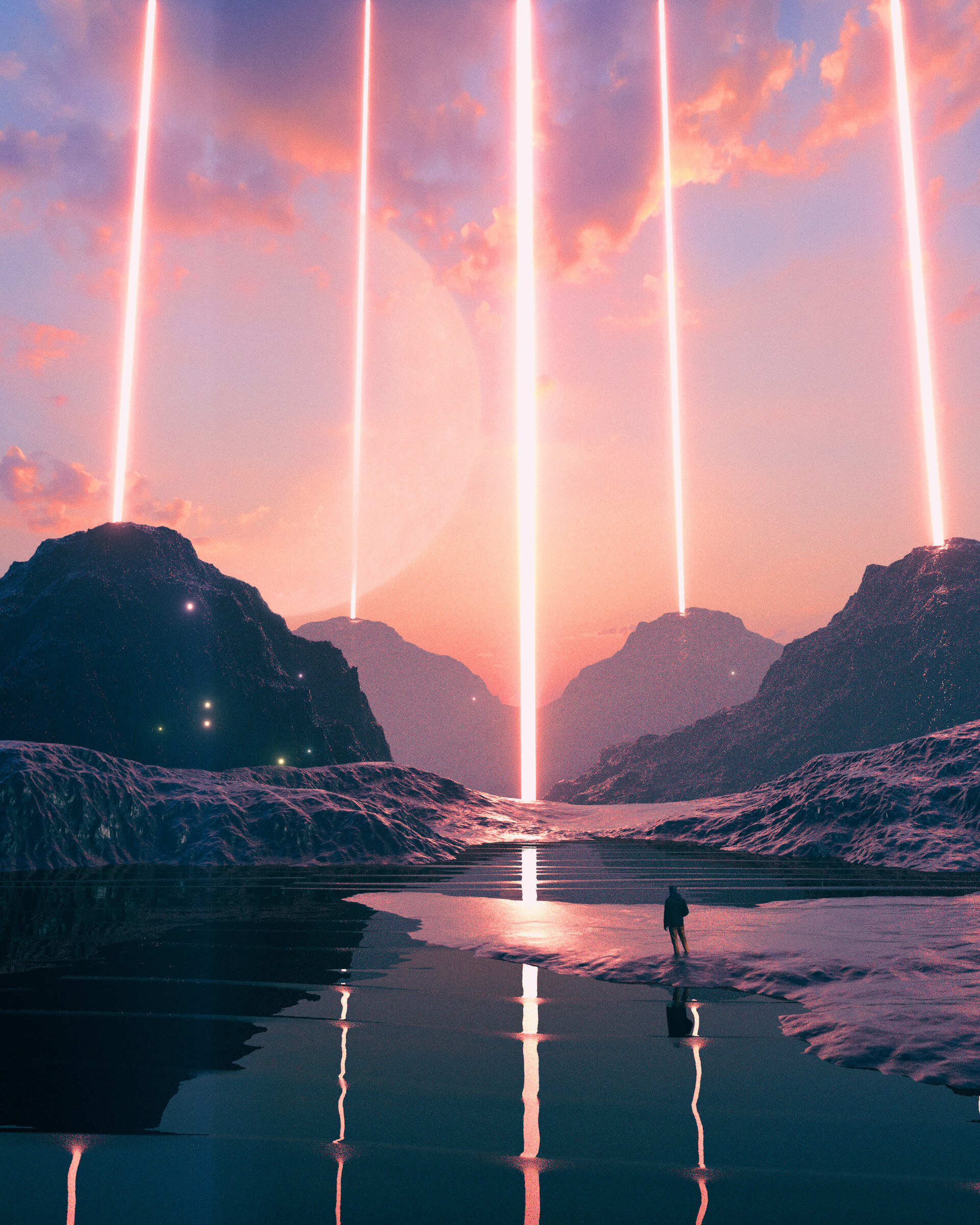 ArtStation - Mysterious Beams