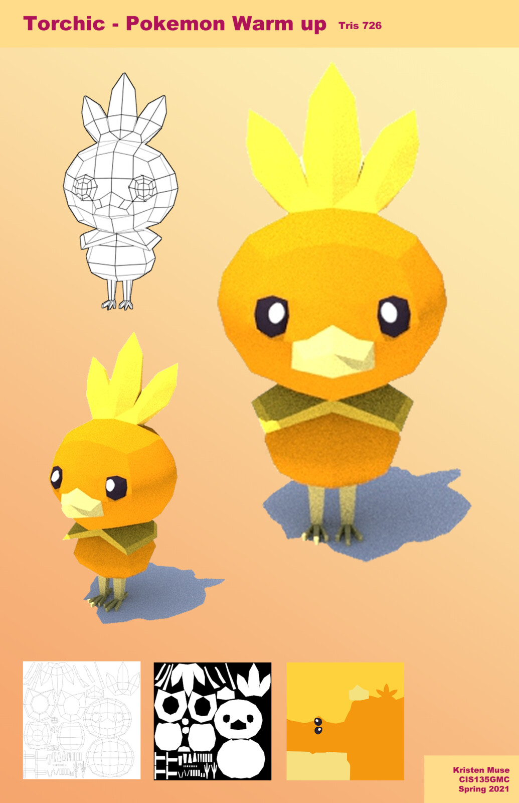 Kris Muse - Pokémon assignment redo - Portfolio piece