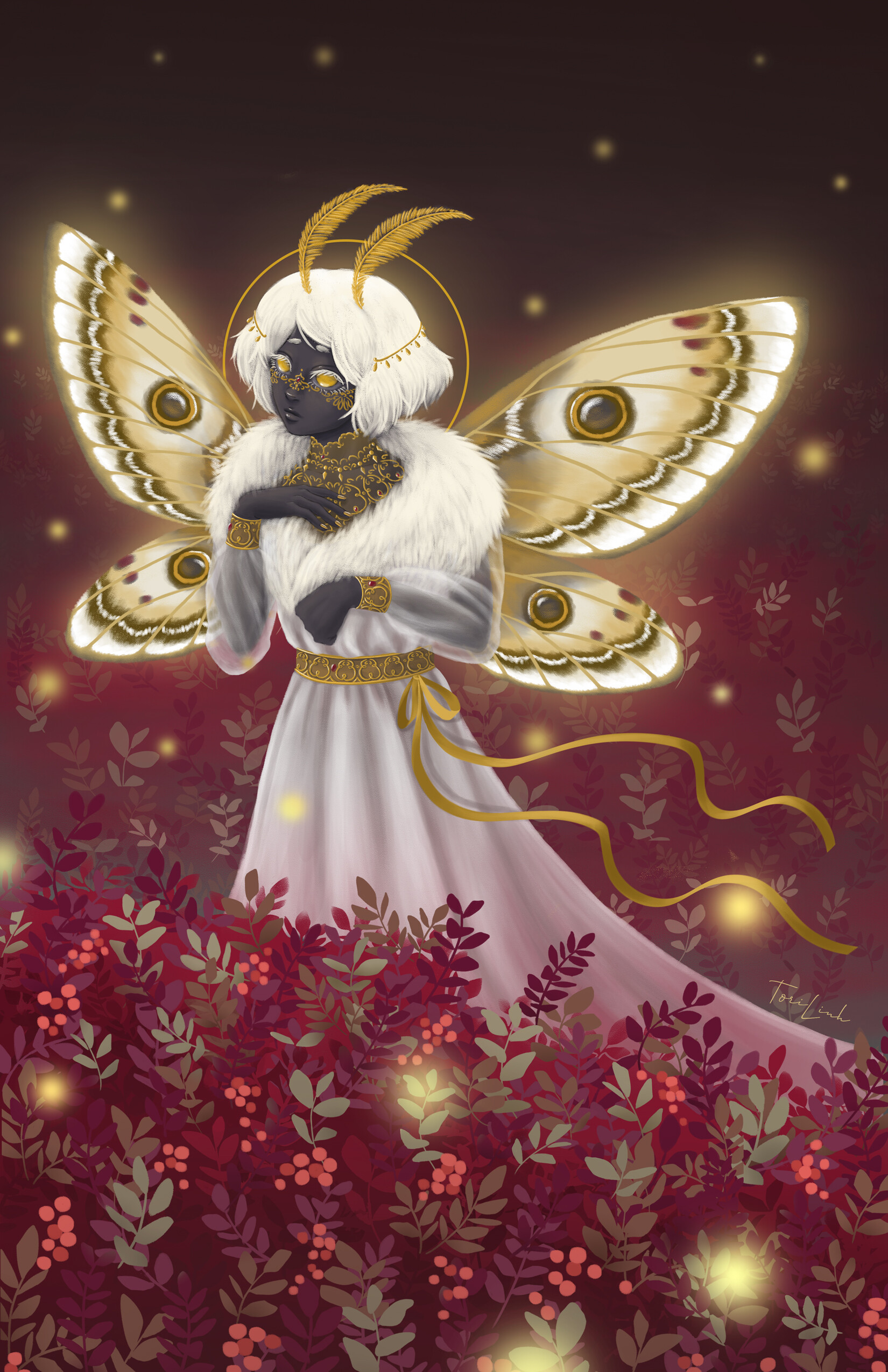 ArtStation - Goldling Moth