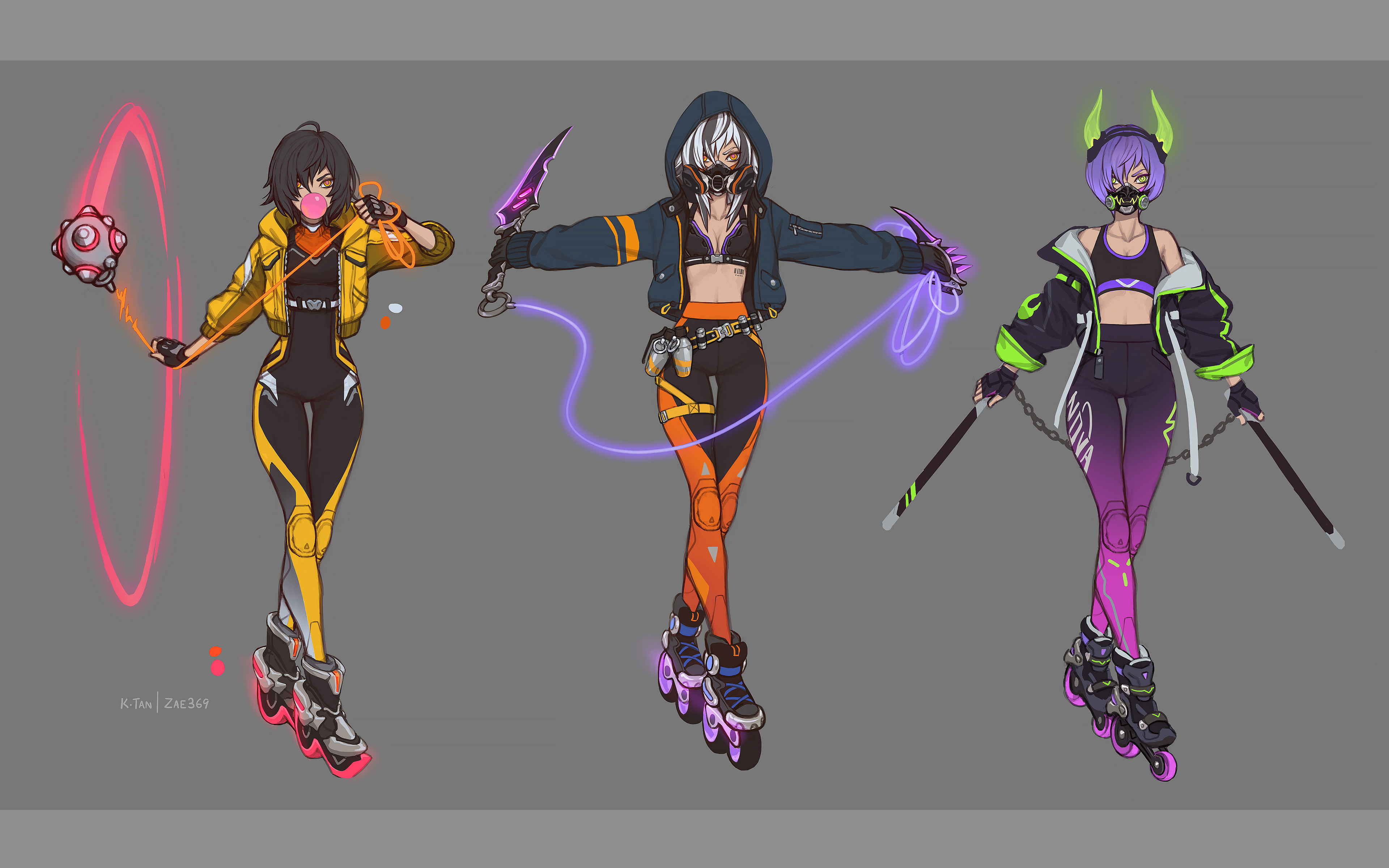 Kelly Tan - Some Fighting Characters