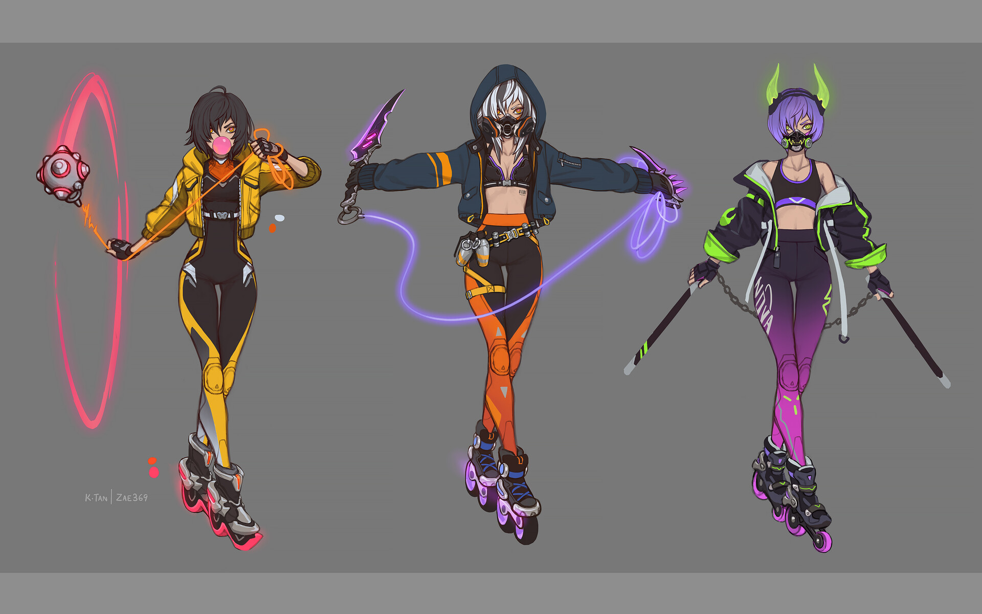 Kelly Tan - Some Fighting Characters