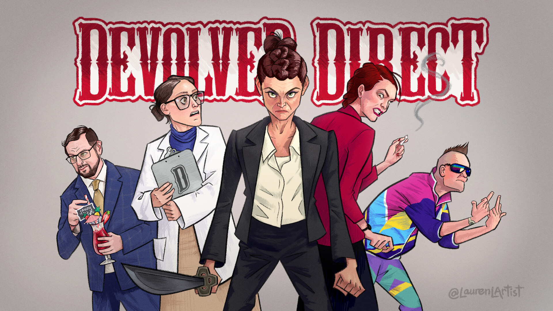 ArtStation - Devolver Direct Fanart