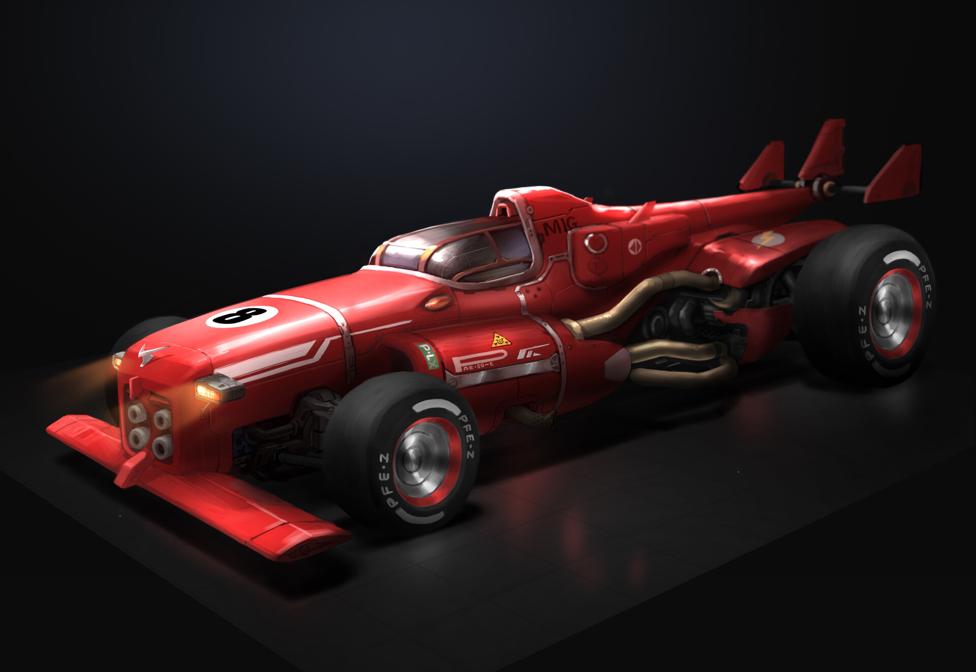 ArtStation - Racing car