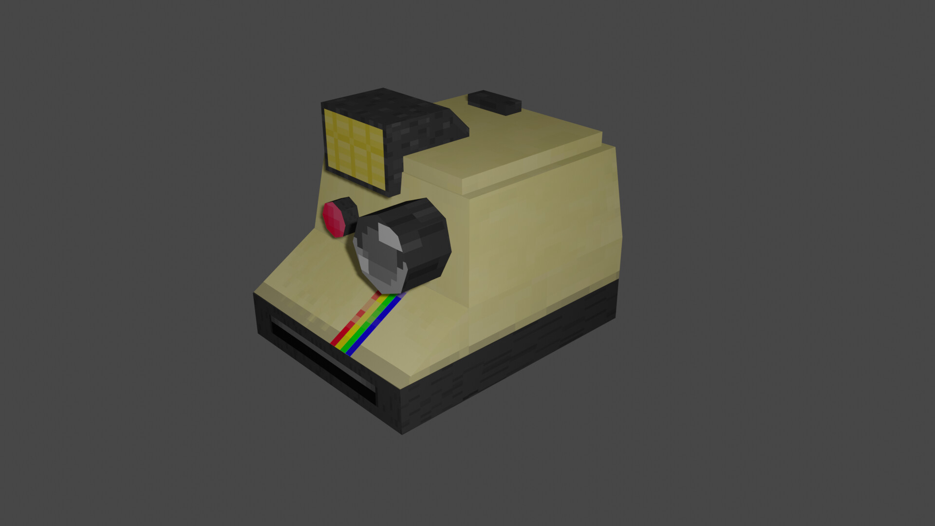 ArtStation - Low Poly Polaroid Camera