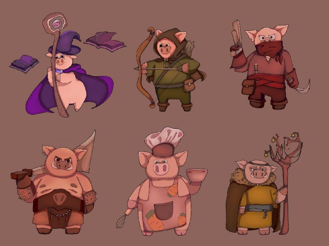ArtStation - Pigs