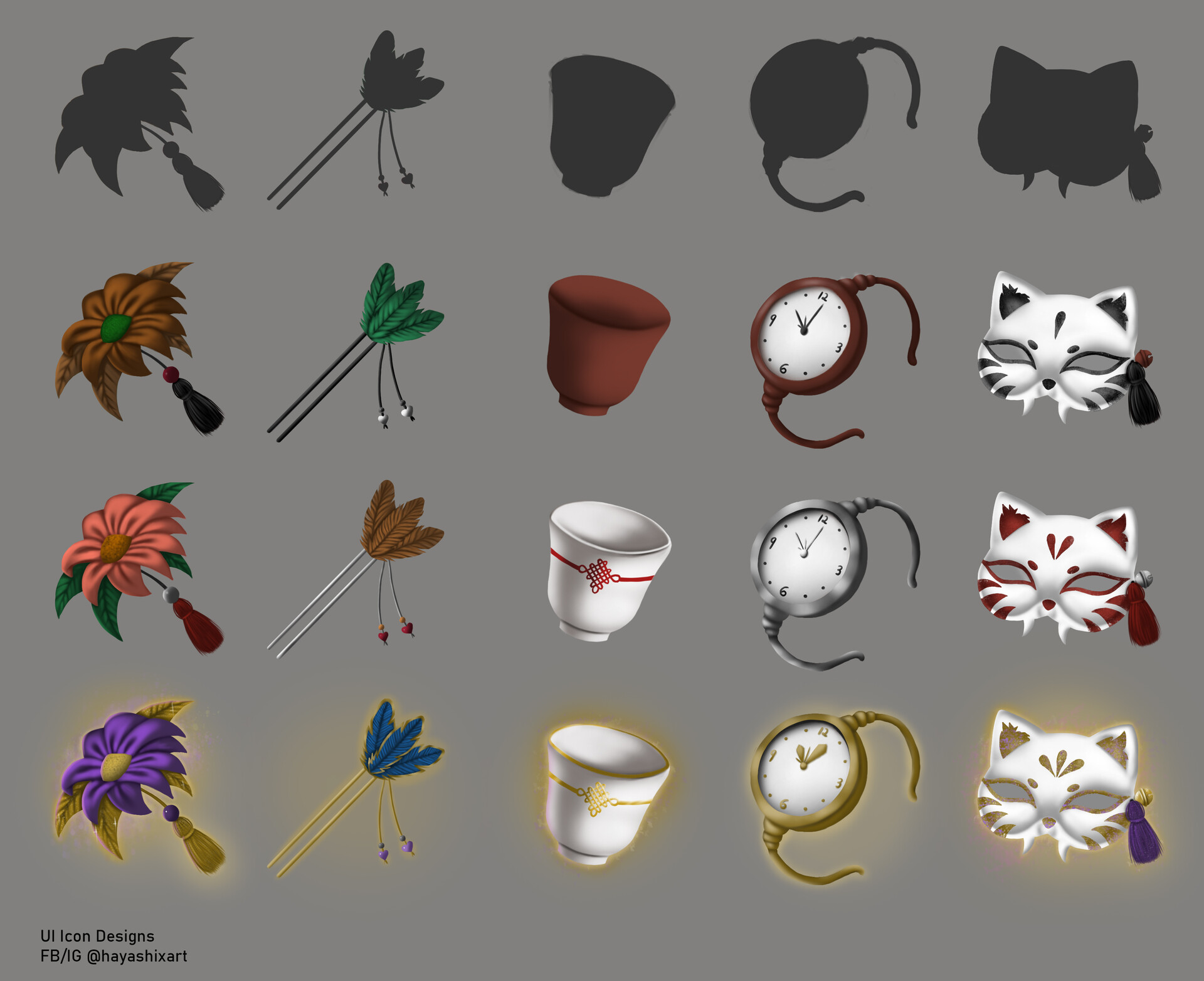 ArtStation - User interface icons