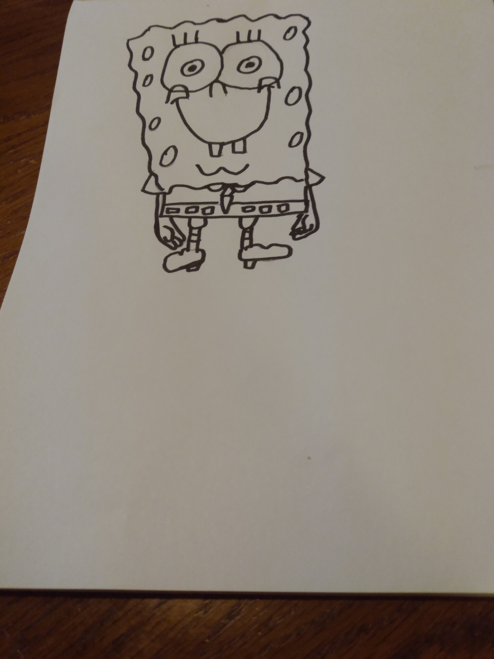 ArtStation - Sponge Bob Drawing