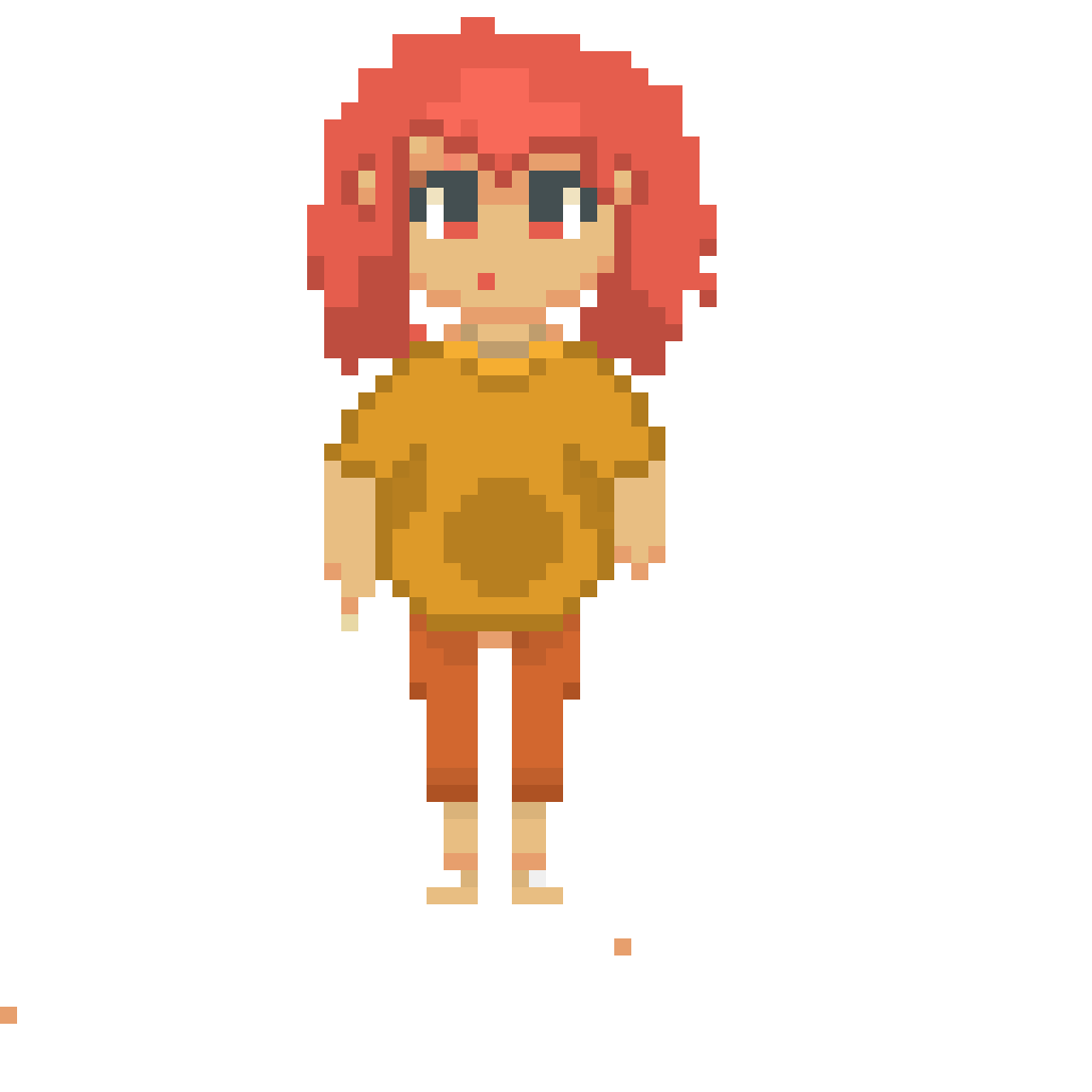 ArtStation - Anna sprite (pixel art)