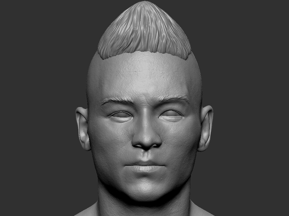 random male face