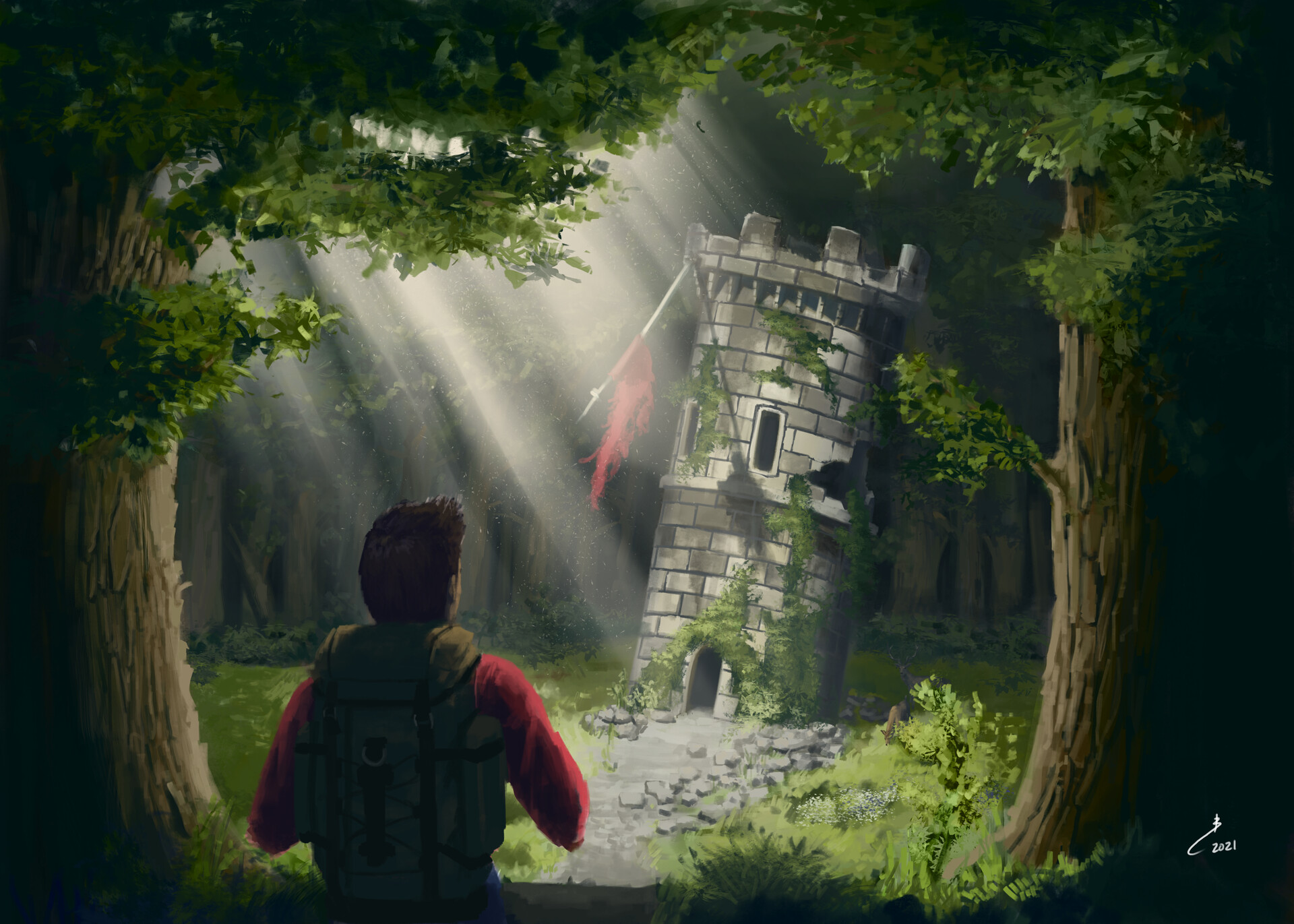 ArtStation - Forest Tower