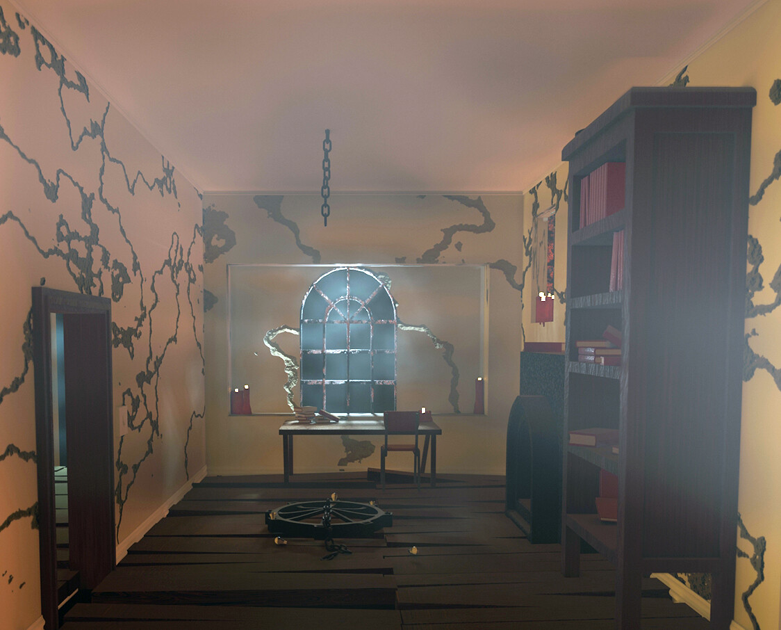 ArtStation - CG haunted house