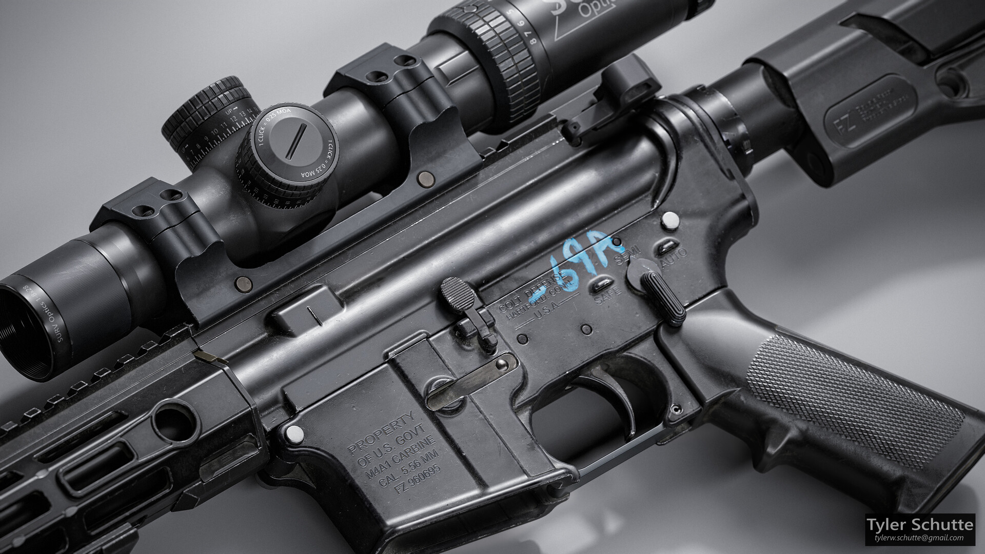Tyler Schutte - Customized M4A1 - DMR Rifle