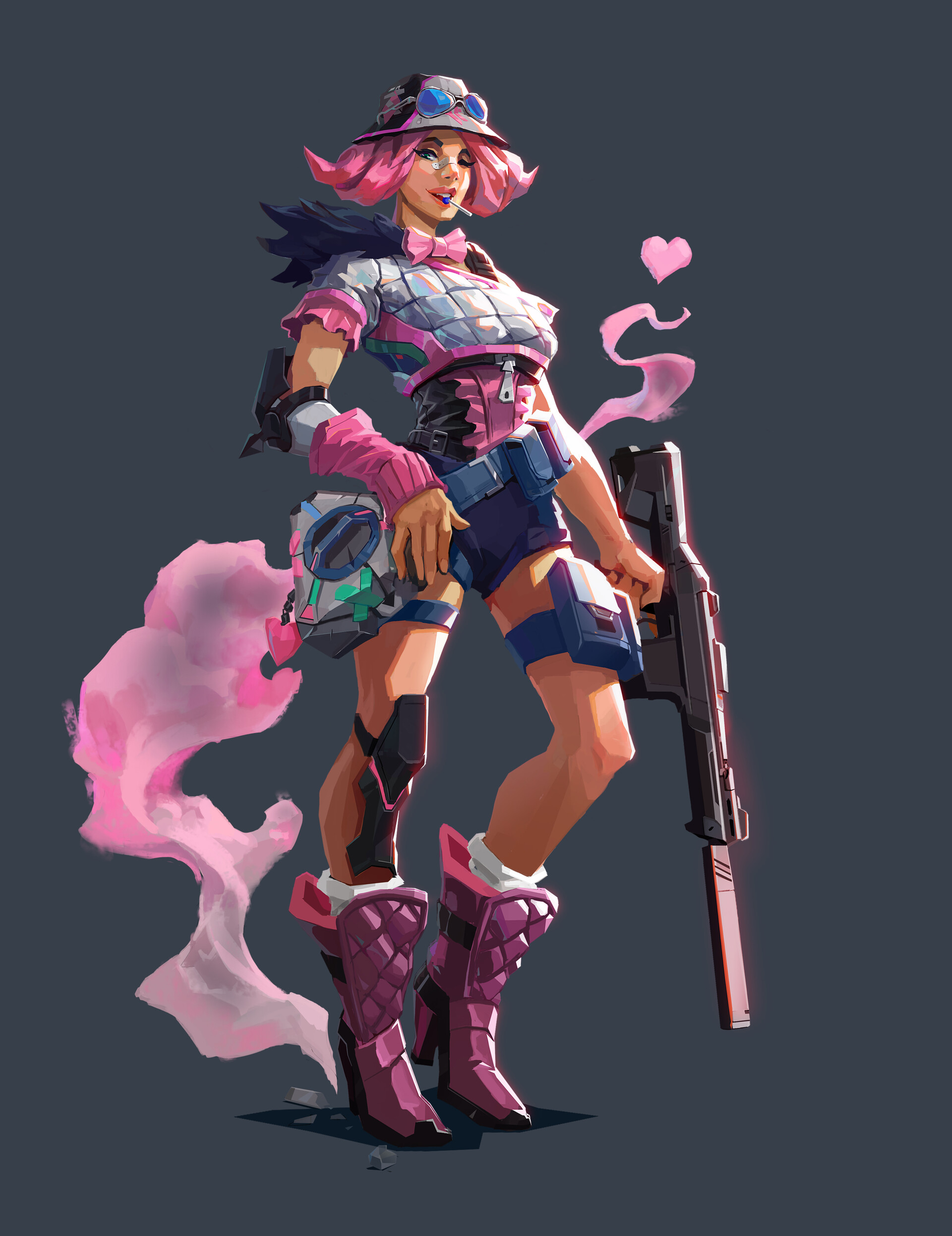 Edwin Vorng - LOLA - VALORANT FAN ART