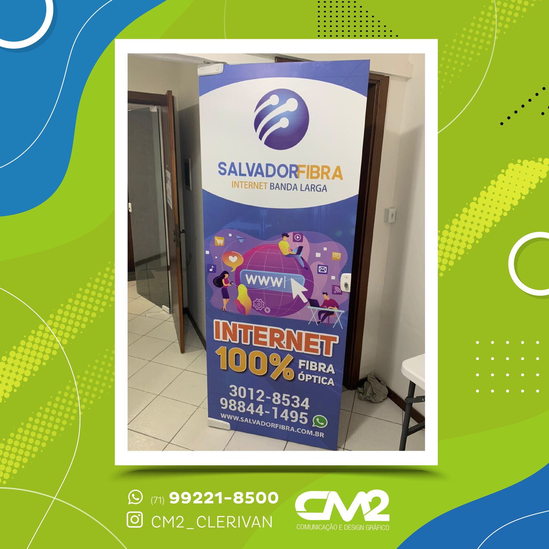 ArtStation - Plotagem em porta de Vidro