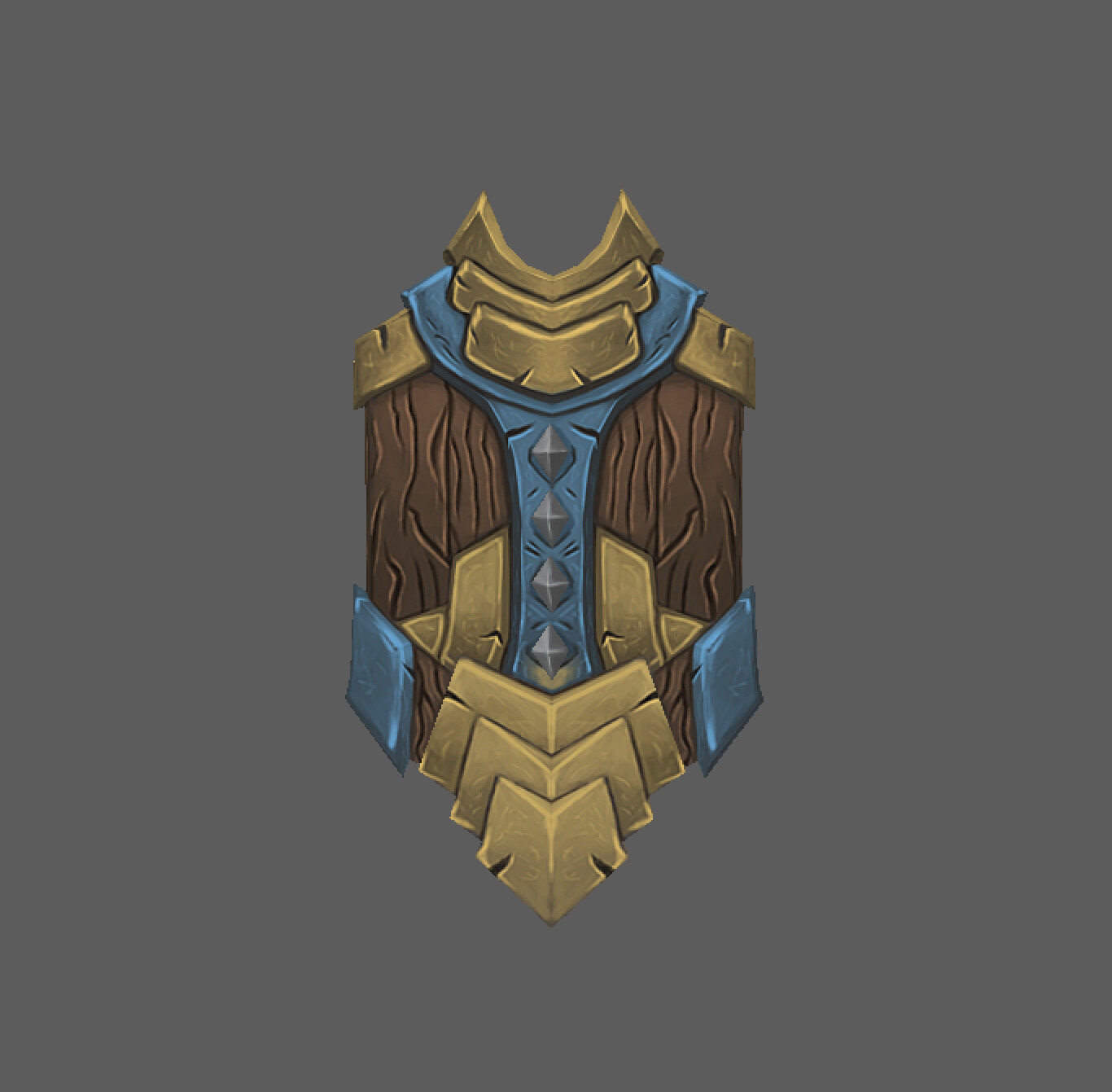 Rain Hammoura - Hand-Painted Low Res Sword & Shield