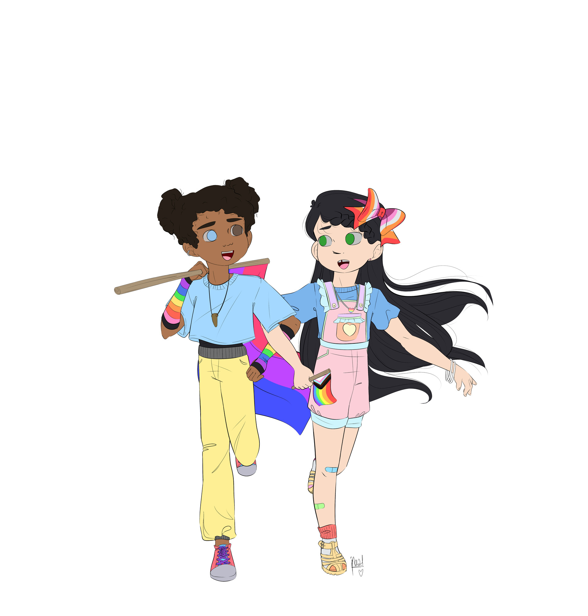 ArtStation - Pride- Flat colors