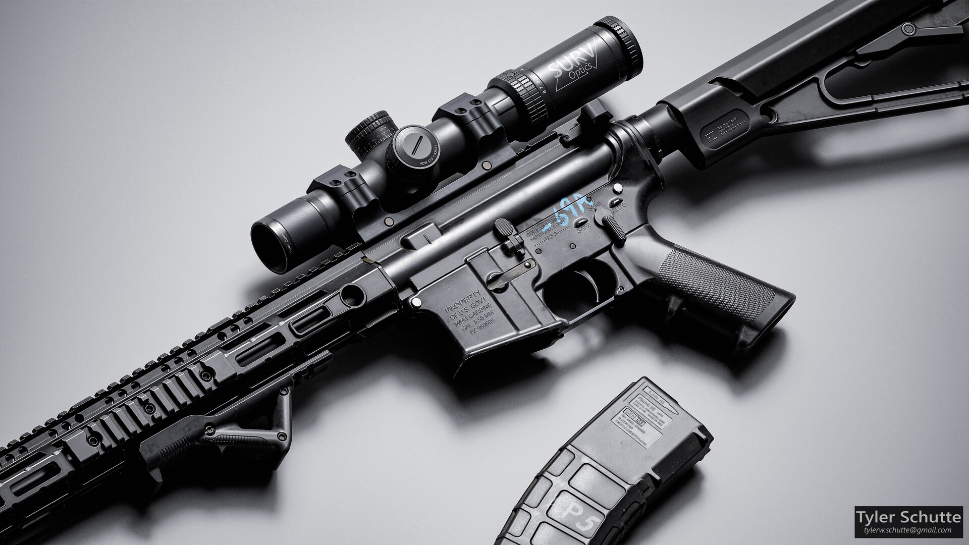 Tyler Schutte - Customized M4A1 - DMR Rifle