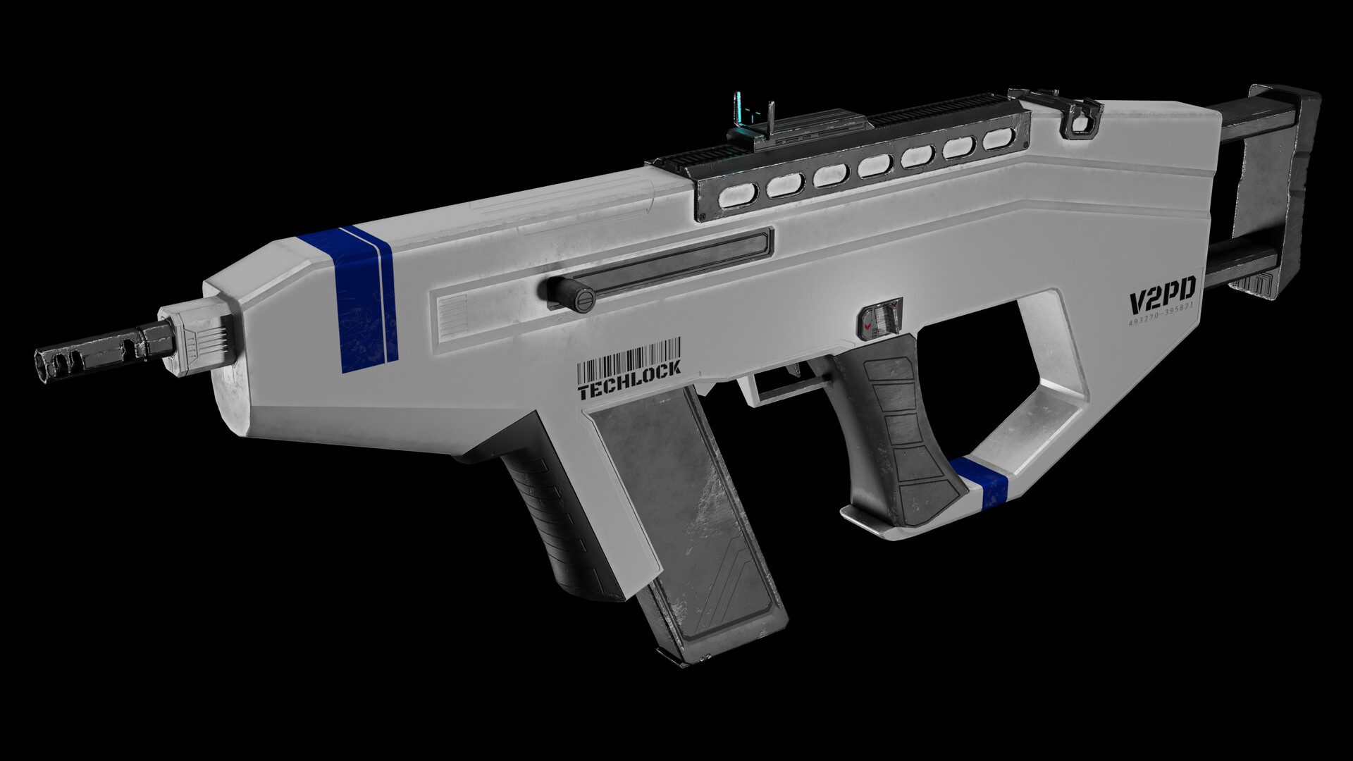 ArtStation - V2PD SMG by TECHLOCK