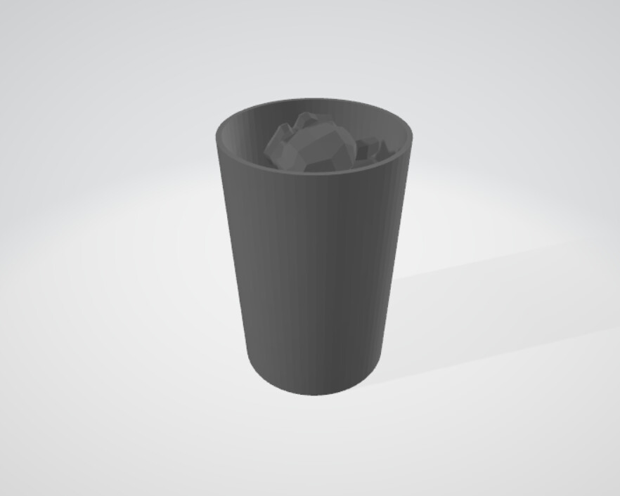 ArtStation - Sunset Mall | Trash Can