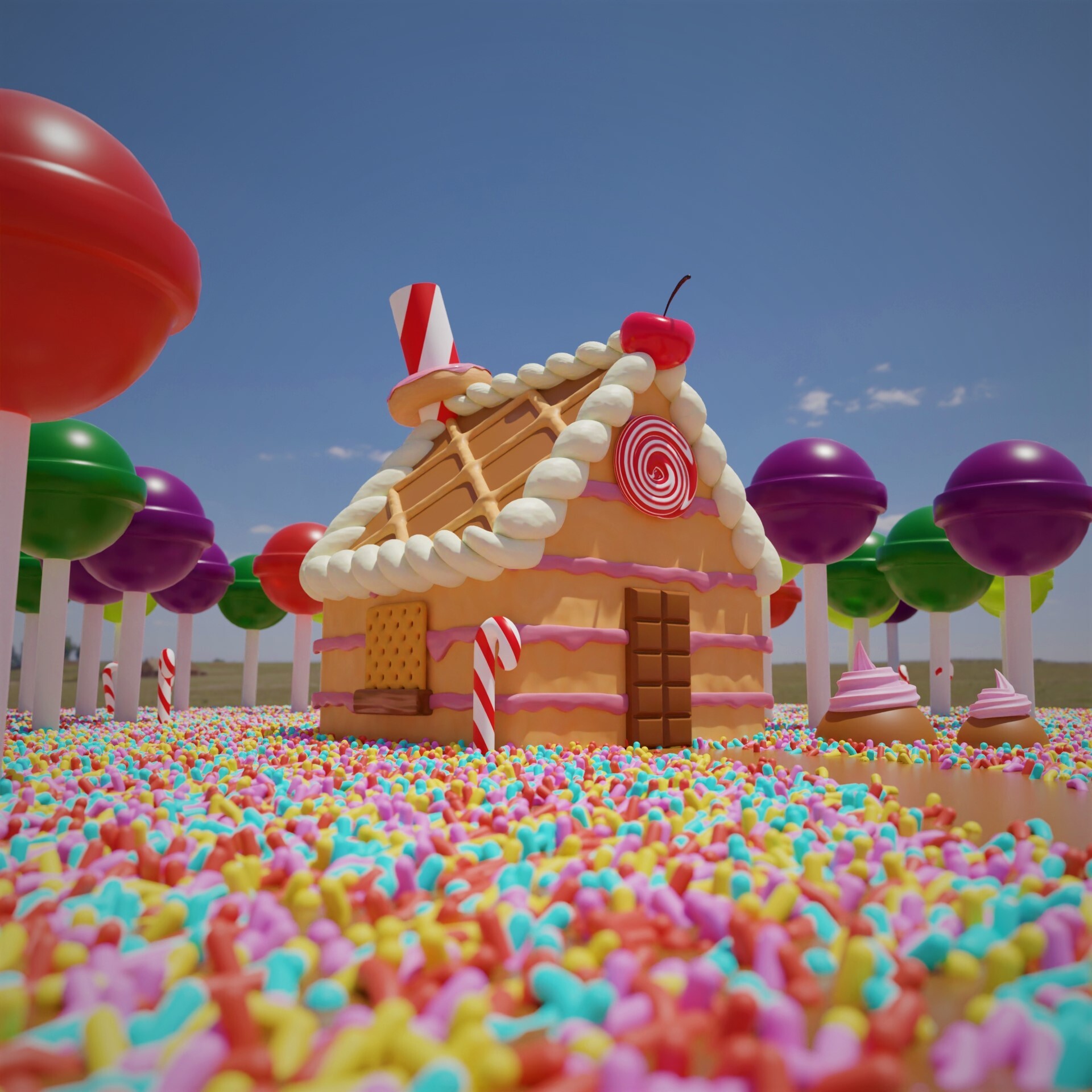 ArtStation - Candy House