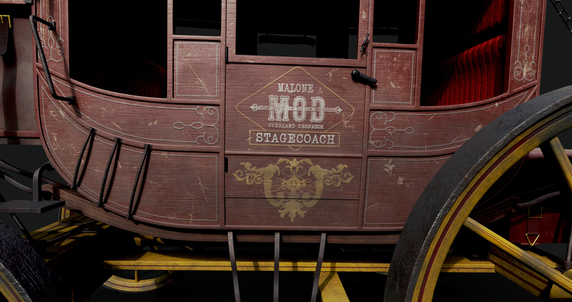 Malcolm Pescheux - Old West Stagecoach