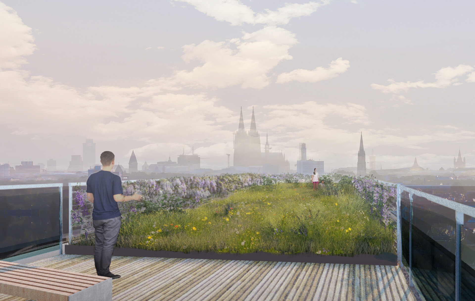 ArtStation - Roof Garden in Cologne