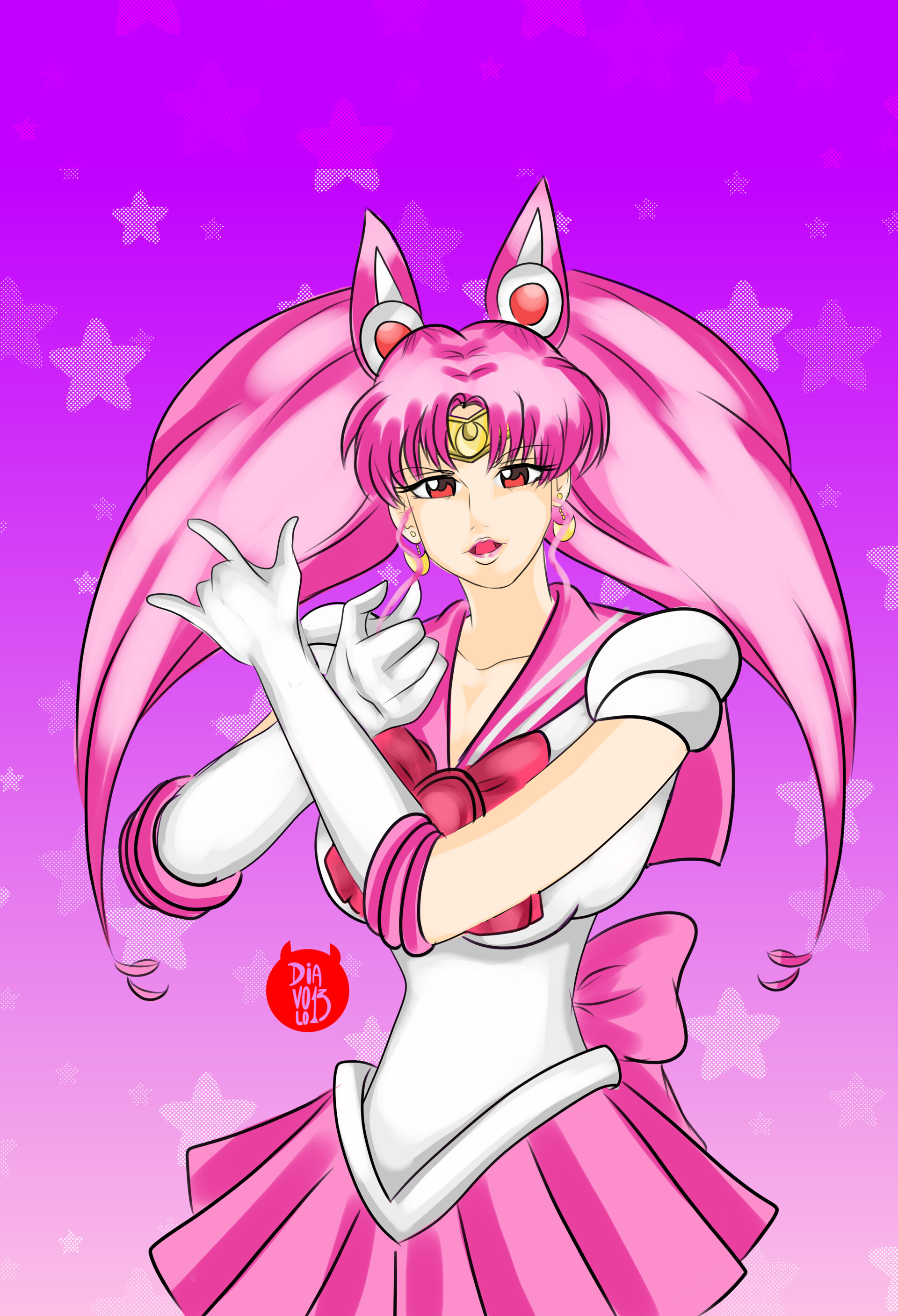 ArtStation - Sailor Chibi Moon