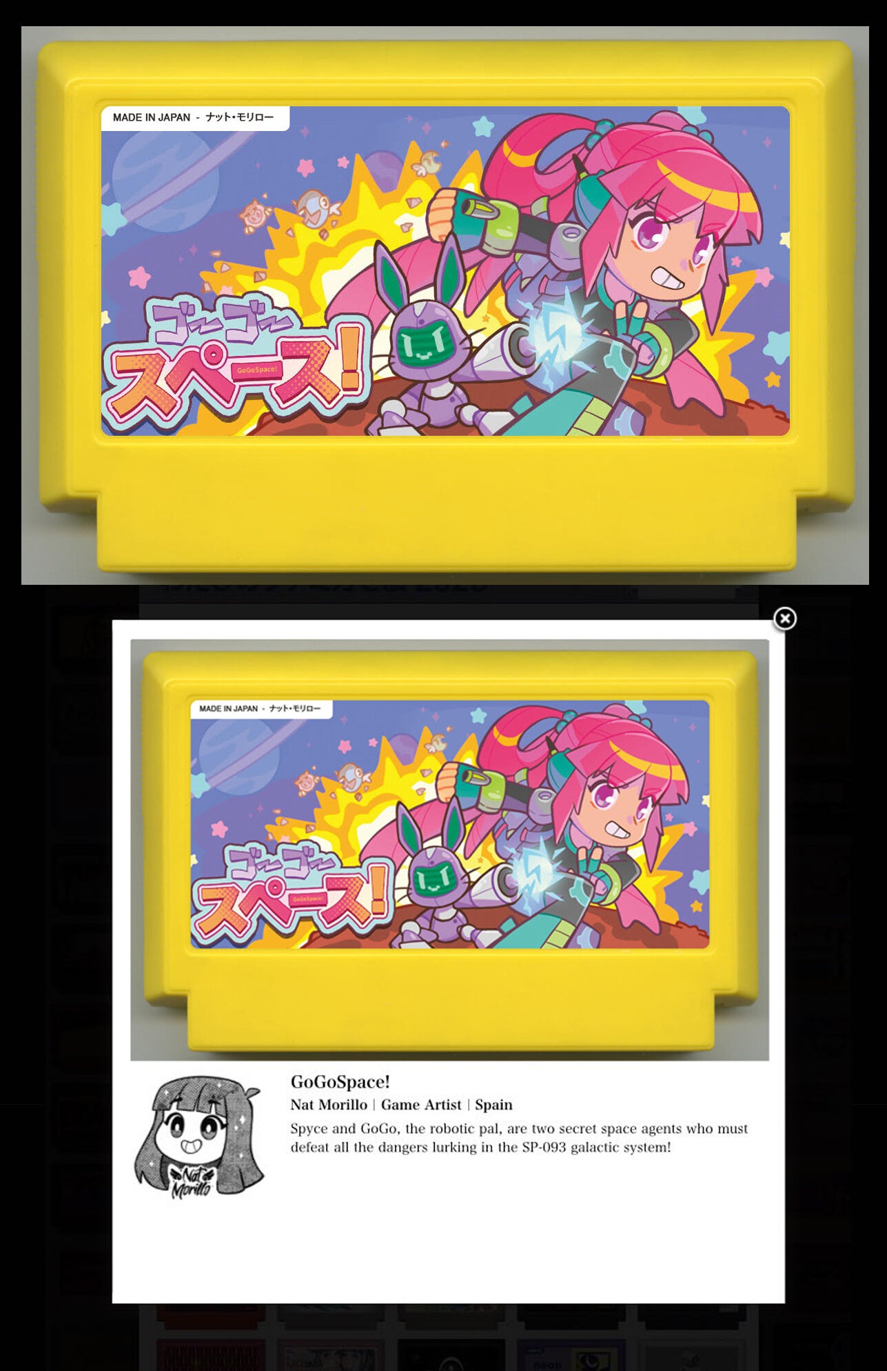 Nat Morillo - My Famicase Exhibition entries (2020 & 2021)