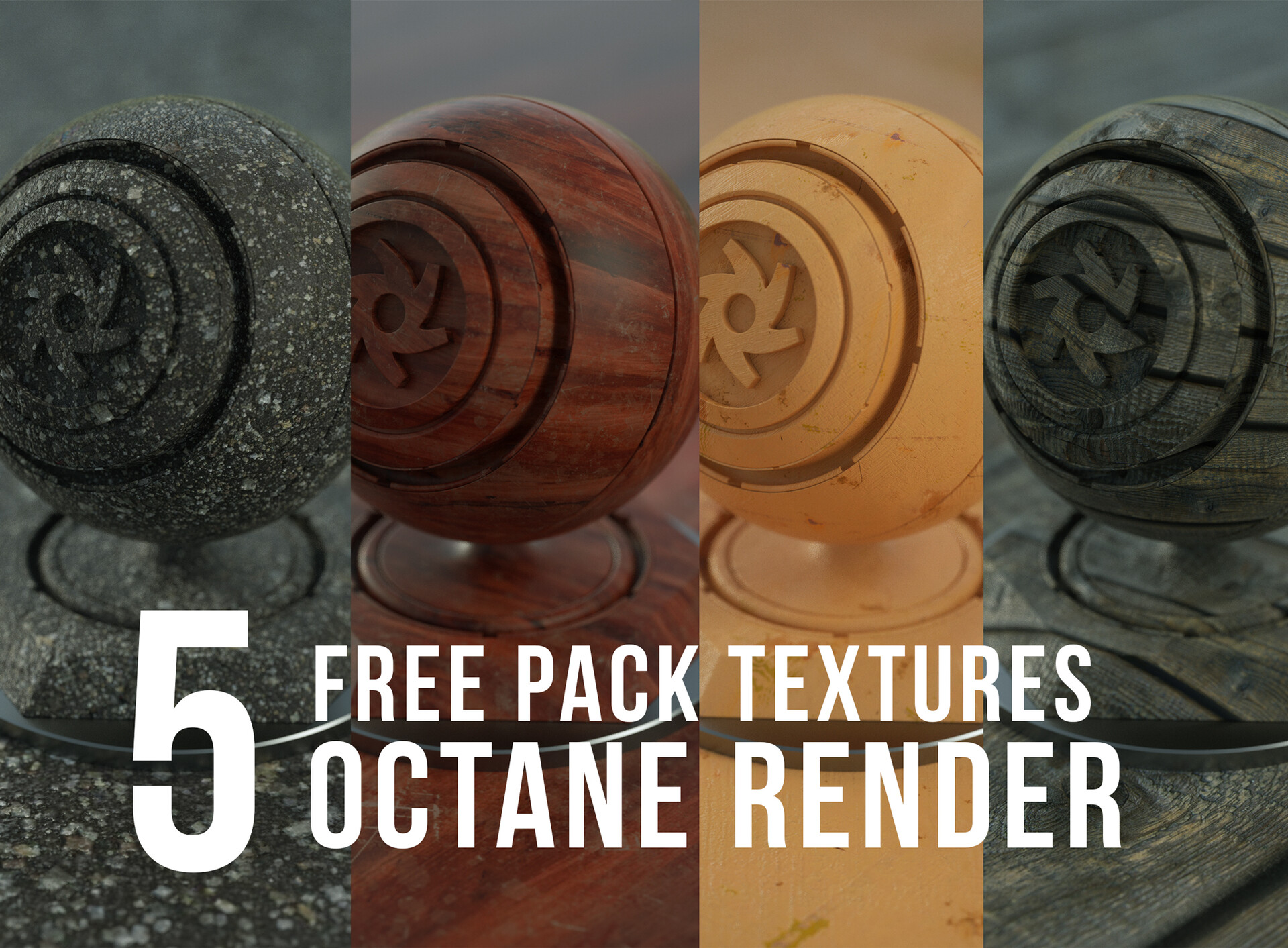 ArtStation - FREE TEXTURES 4K OCTANE RENDER Oscar creativo