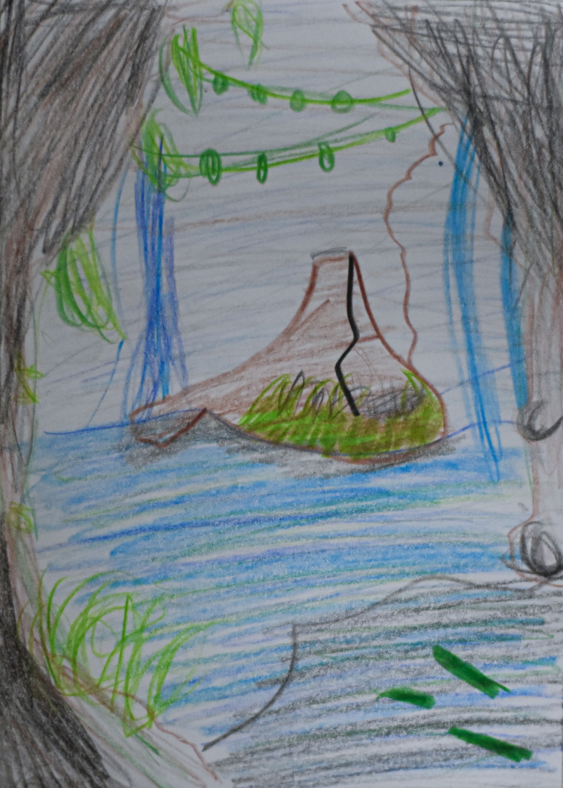 ArtStation - Stone in the water