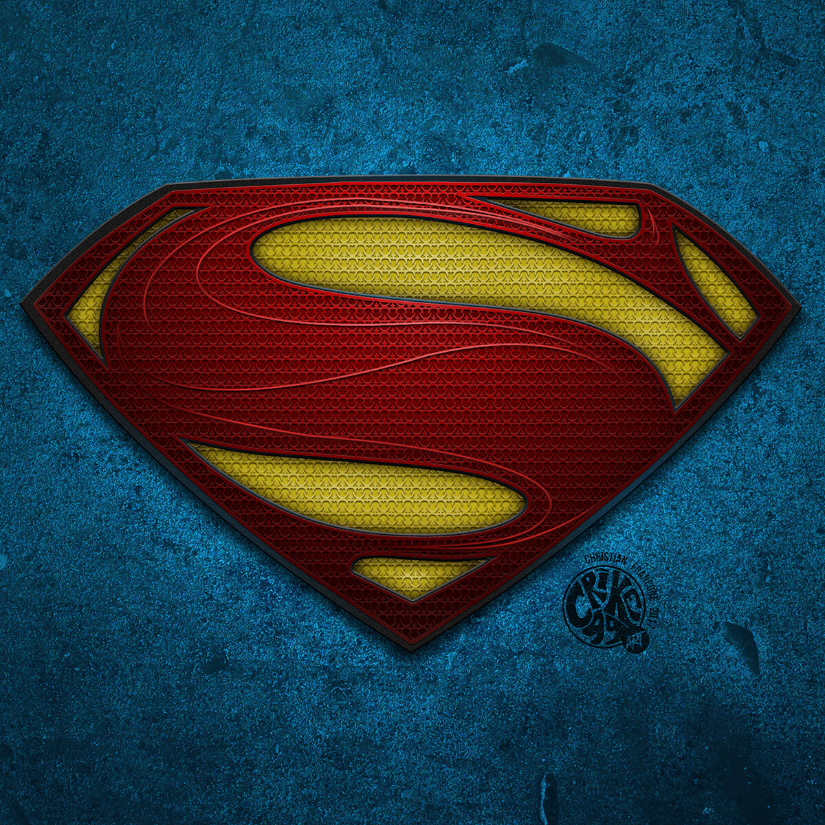 ArtStation - Man Of Steel Emblem - 2017