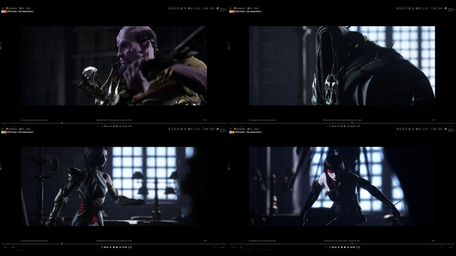 Retro-Illusion - UE5 Animatic Shots Practice VOL.01