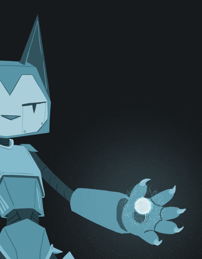ArtStation - Robot Cat, gif