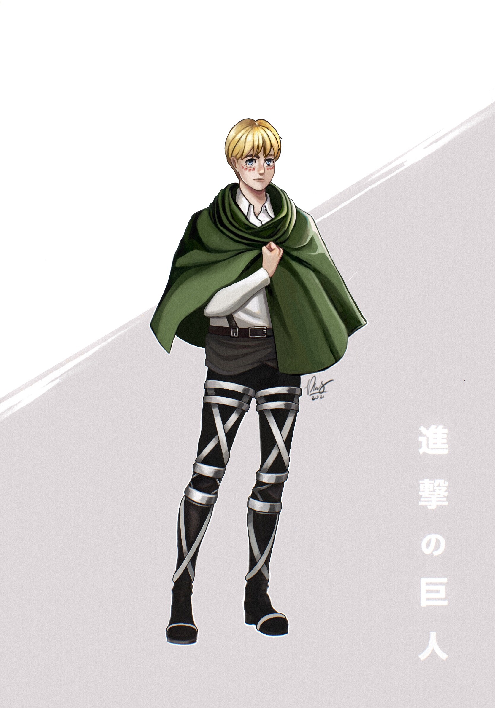 Armin Arlert Character Design