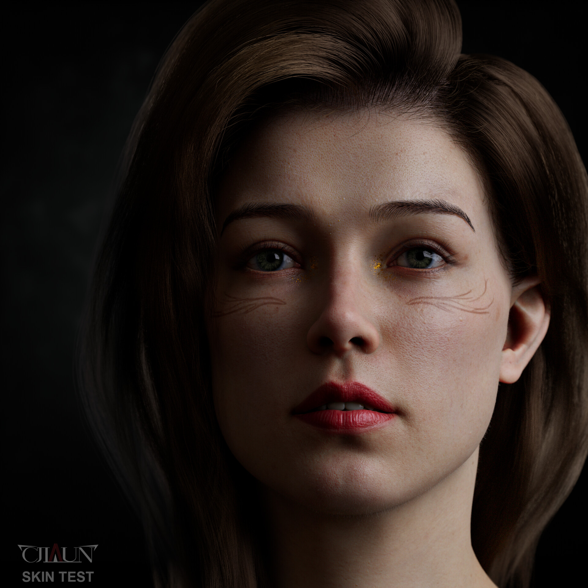 ArtStation - skin render test