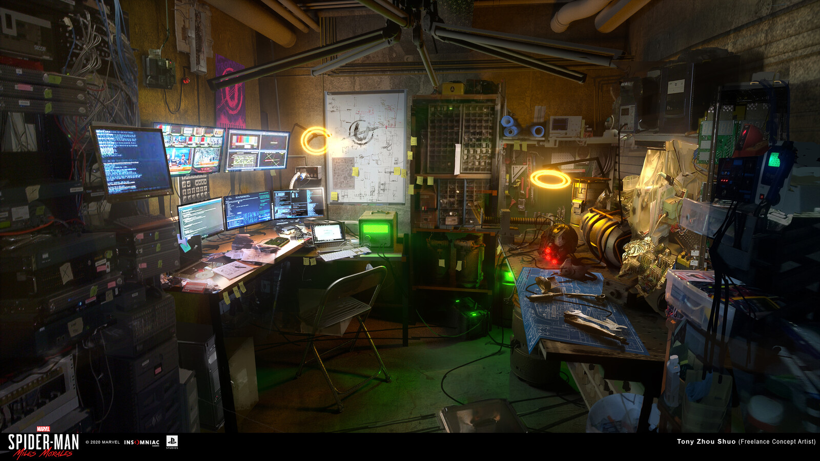 Tony Zhou Shuo - Marvel's Spider-Man: Miles Morales concept art