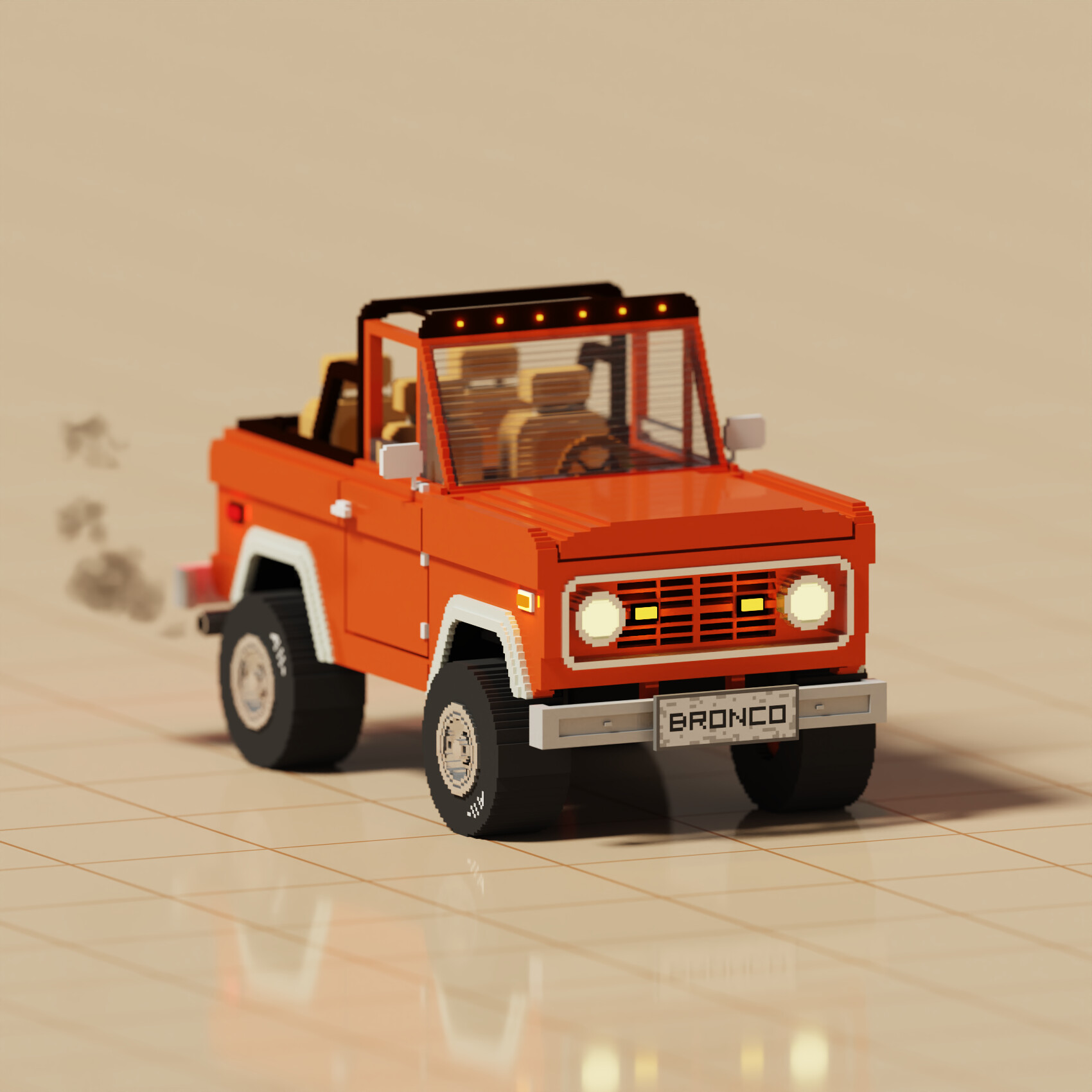 ArtStation - Voxel Car
