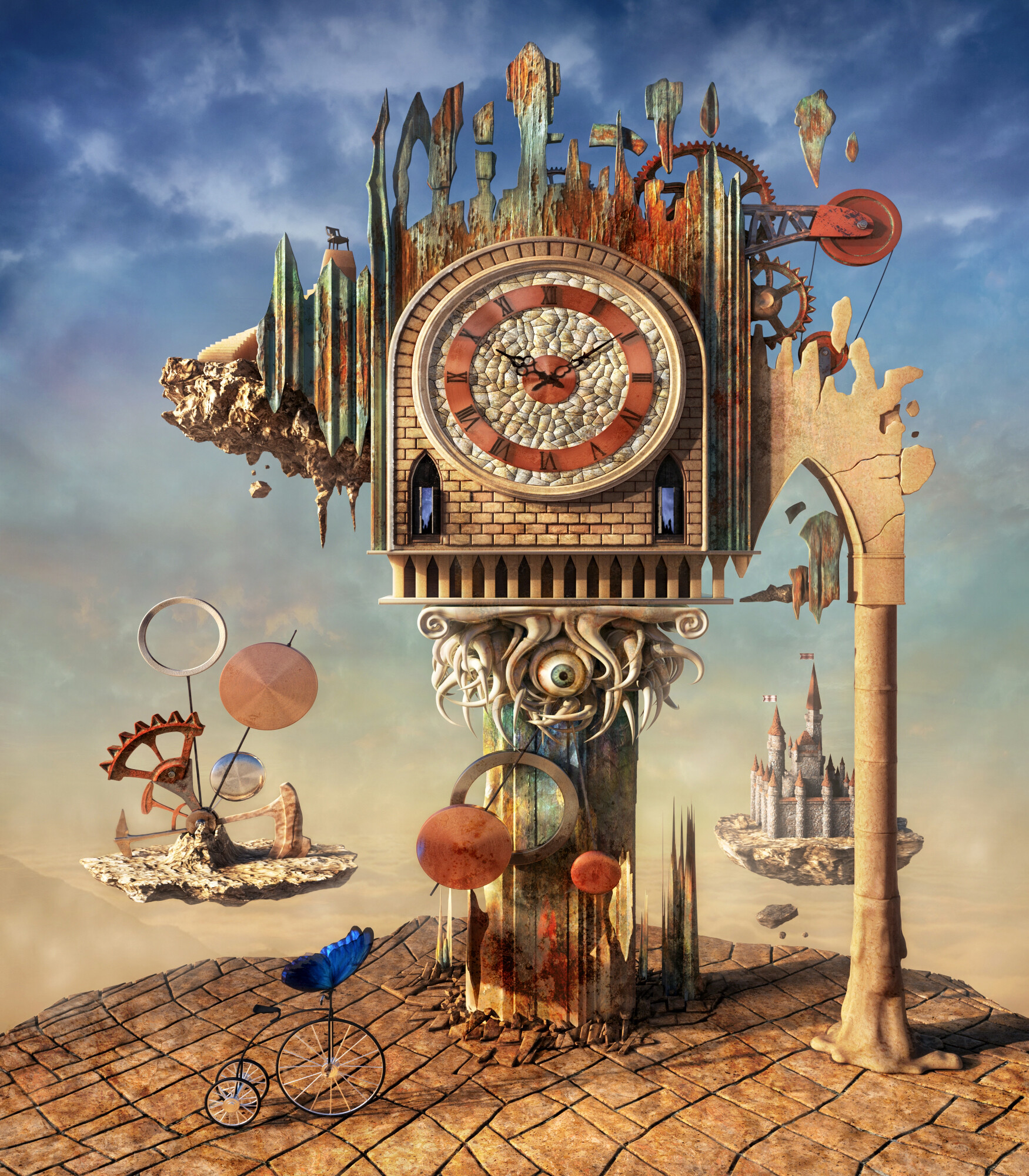 ArtStation - 3D Artwork based on the painting of Jaroslaw Jasnikowski ...