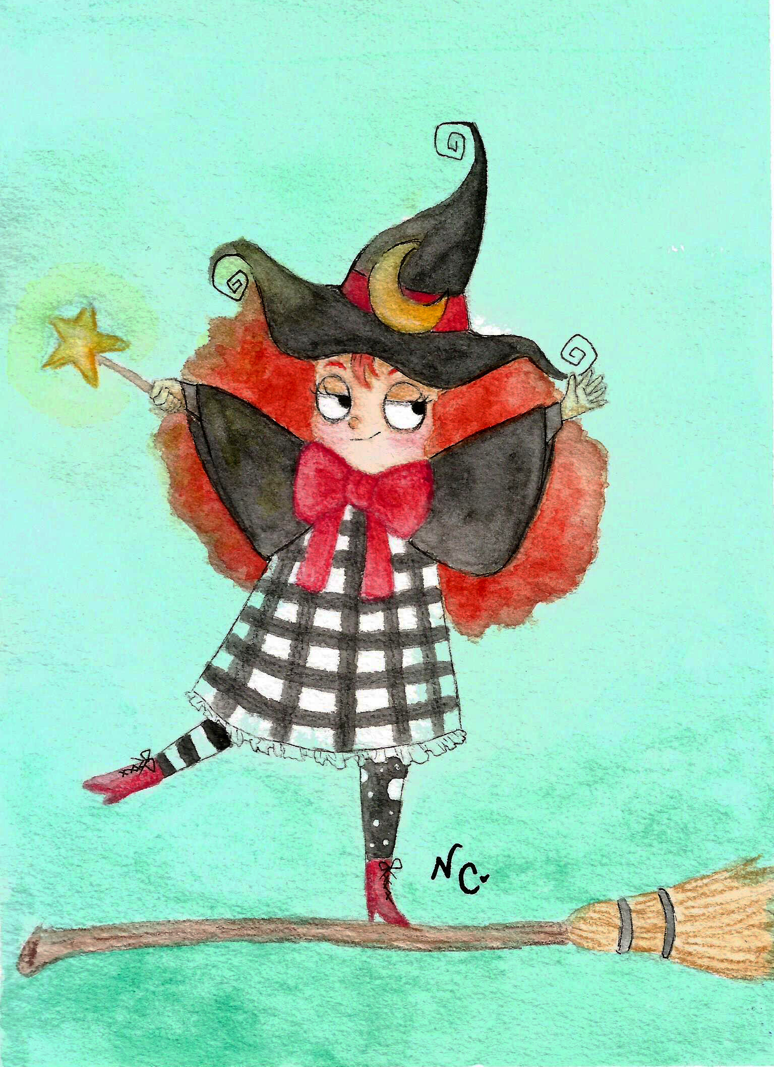 ArtStation - Watercolor Witch