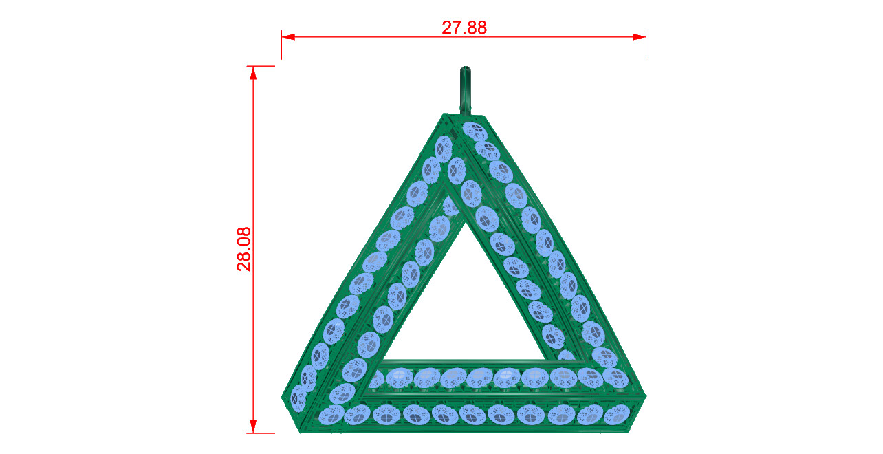 Arts Of Sam - Penrose triangle Diamond Pendant | 3D cad for print ...