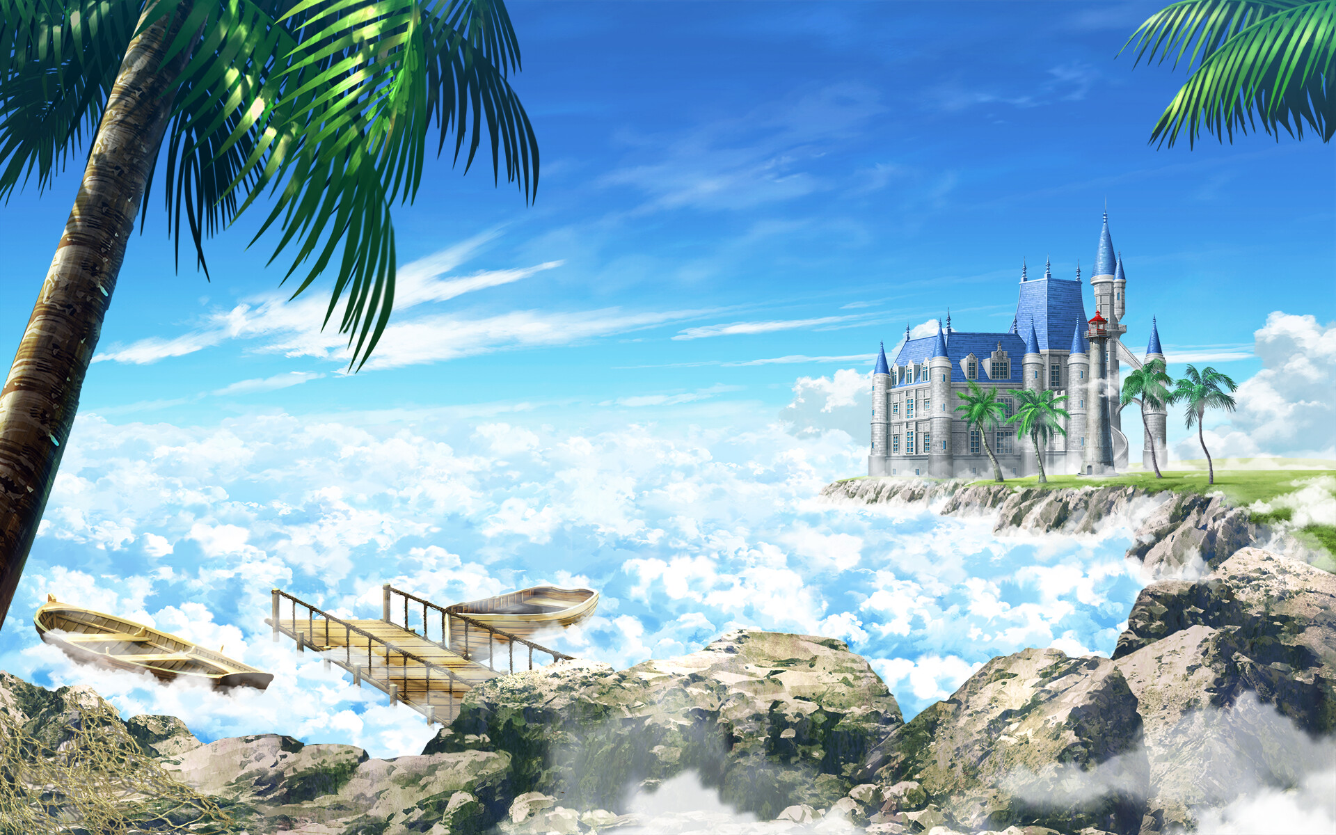 ChristianMS - Paradise/ 2D Background Anime - Game