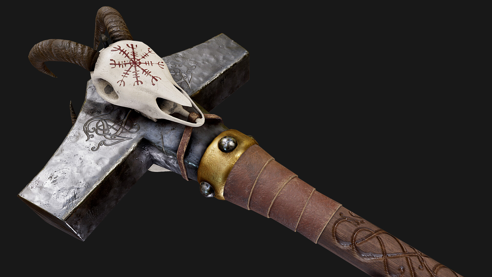ArtStation - Two Handed Mjölnir