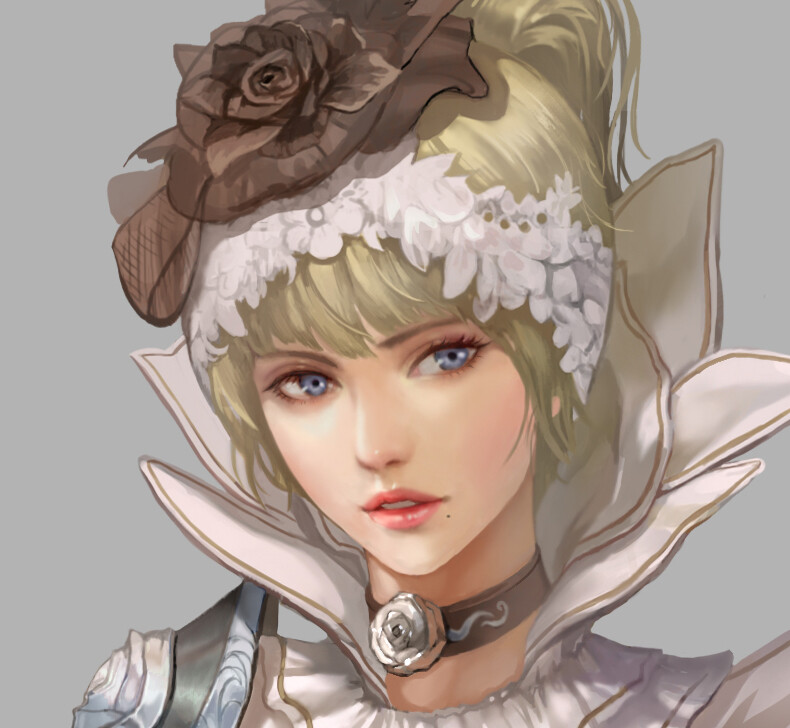 ArtStation - Flower knight