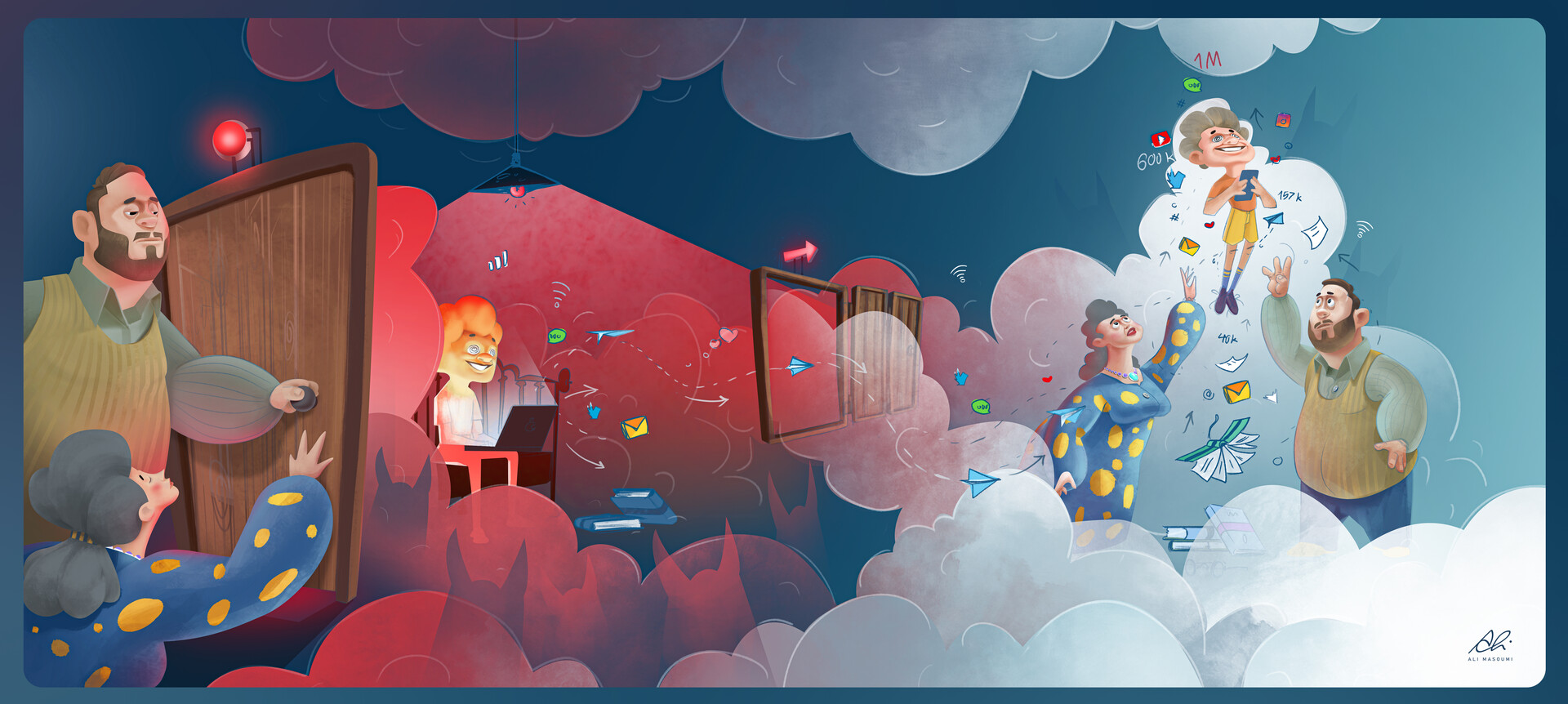 Ali Masoumi - Social Media