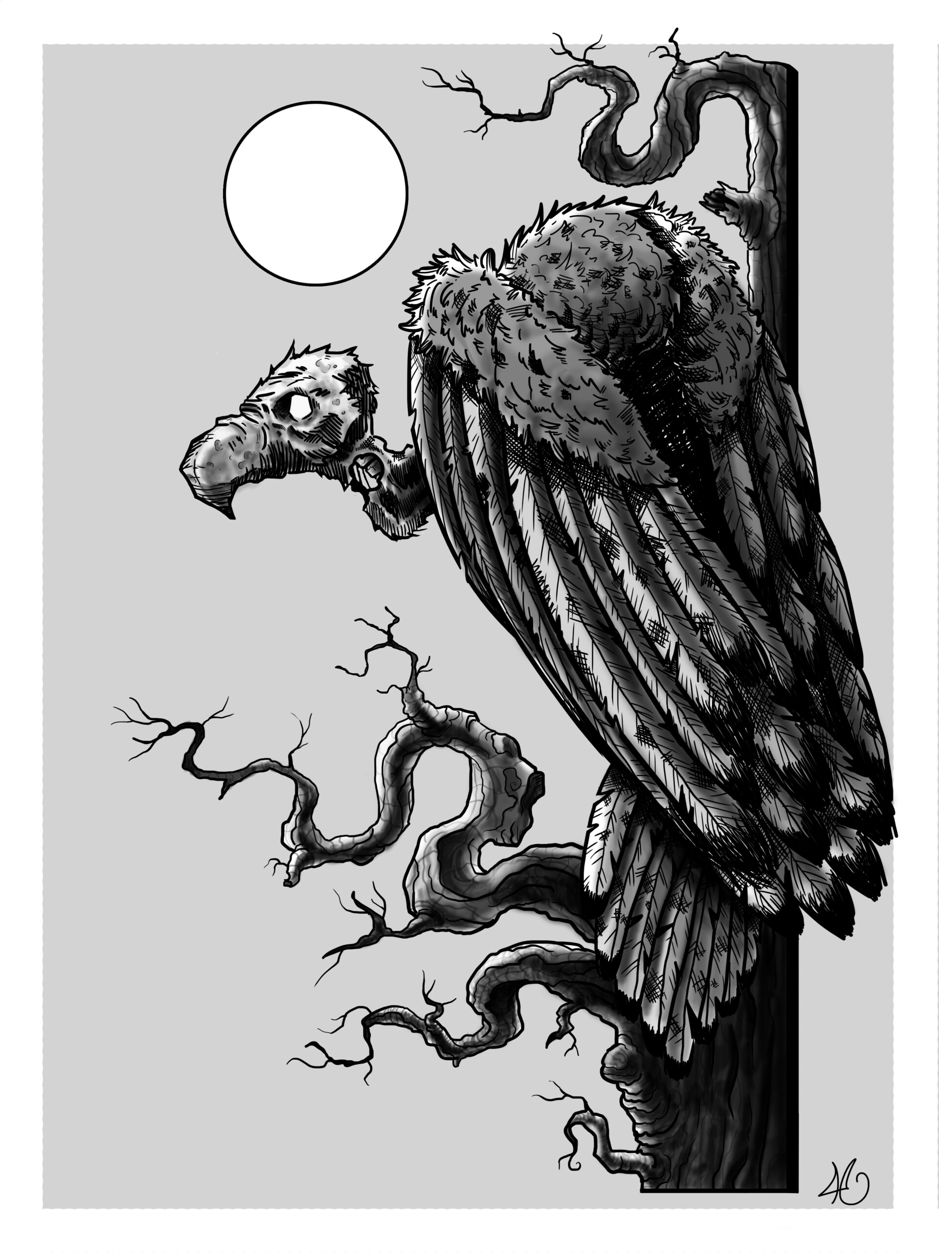 ArtStation - Vautour patient