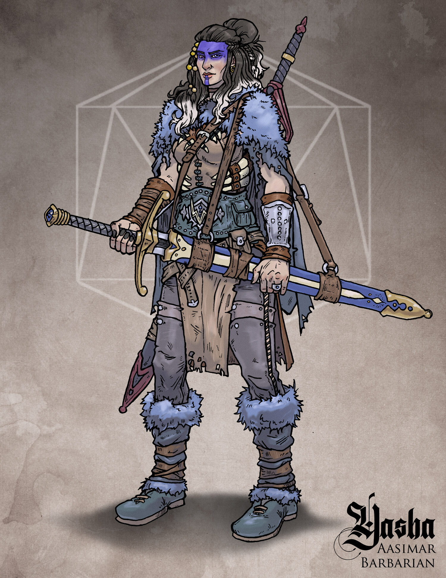 Yasha by Eric Young : r/ImaginaryWarriors