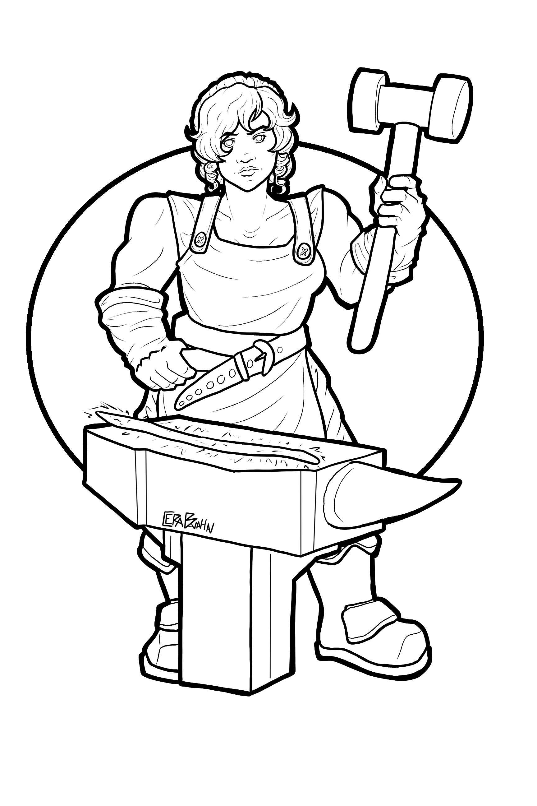 midget coloring pages
