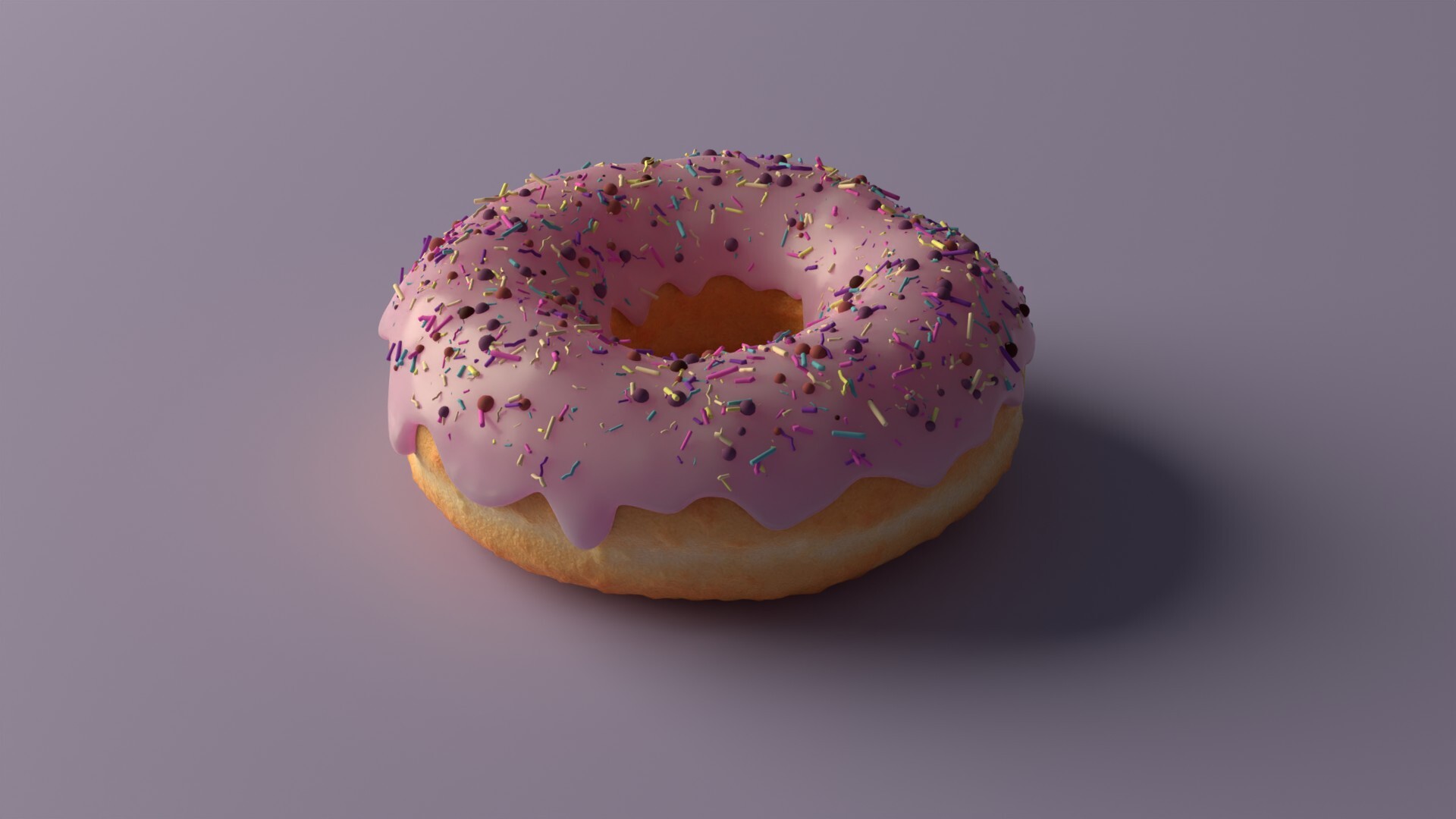ArtStation - 3D Donut - Blender
